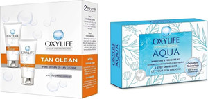 Oxylife Salon Professional Tan Cream 400gm & Aqua Manicure & Pedicure ...