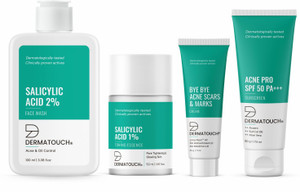 Dermatouch 4 Step Acne Care Kit | For Anti-acne & Oil Control | For ...