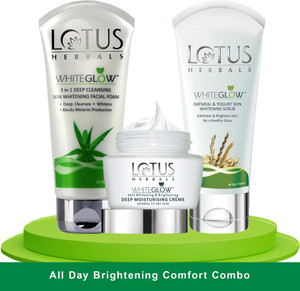 LOTUS HERBALS All Day Skin Brightening Comfort Combo Price in India ...