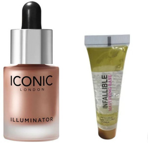 INDIANA HUDA ORIGINAL(Champagne Shimmer)Iconic illuminator highlighter ...