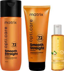 MATRIX Mega Smoth Shampoo & Conditioner for Frizzy Hair - 200 ml ...