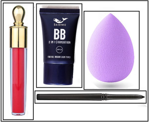 NADJA Best Combo Makeup Kit For Girls Primer Foundation Kajal With ...