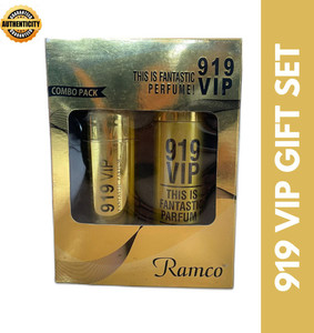 RAMCO 919 VIP Gold Gift Set (Deodorant - 200ml and Perfume 100ML) Price ...