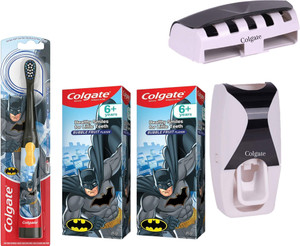 Colgate Batman Electric Toothbrush for kids+Batman Toothpaste For Kids ...