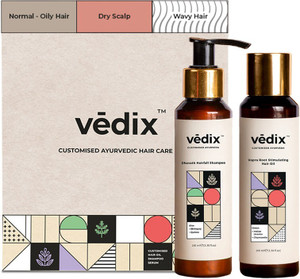 Vedix Customised Hair Fall Control Combo pack | Hair Oil & Ayurvedic ...