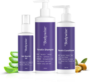 Be Bodywise Keratin Shampoo 250ml | Biotin Hair Conditioner 200ml ...