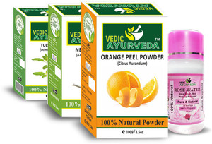 VEDICAYURVEDA Tulsi Powder for skin aging ,Neem Powder treat dry skin ...