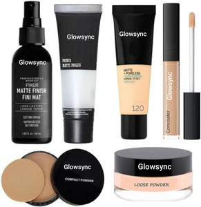 Glowsync Face makeup combo kit of 6 unique beauty products for makeup ...