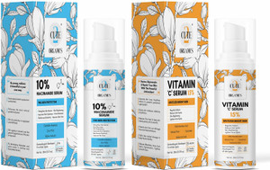 2 cute ORGANICS SKIN PERFECTING DUO SERUM | VITAMIN C & 10% NIACINAMIDE ...