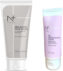 N PLUS PROFESSIONAL Melacare Face wash 100ml & De Pigmentation Cream ...