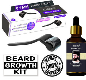 Aktivemusli Beard Growth Kit with Onion Beard Growth Oil for Men ...