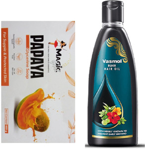 VASMOL HAIR OIL 100 ML + MAGIC GIRL PAPAYA SOAP 100GRM Price in India ...