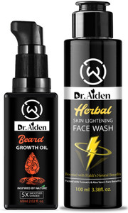 Dr Aiden Beard Hair Growth Oil & Herbal Skin Lightening Face Wash Price ...