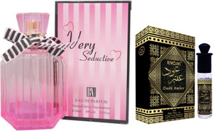 BN PARFUMS Very Seductive Perfume 100ml & Oudh Amber Attar 6ml Price in ...
