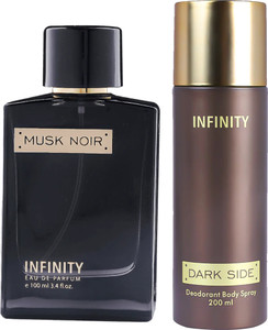 INFINITY Musk Noir EDP Long Lasting Perfume & Dark Side Deodorant Body ...