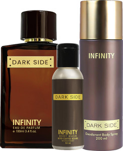 INFINITY Dark Side EDP Perfume 100ml,Dark Side Deodorant 200ml,Dark ...