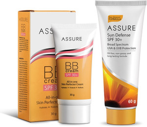 Modicare Assure BB Cream 30g & Sun Defense SPF 30+ 60g Price in India ...