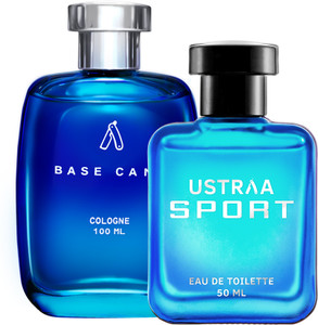 Buy USTRAA Base Camp Cologne - 100ml & Sport EDT - 50ml - Perfume for ...