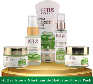 LOTUS HERBALS Active Aloe + Niacinamide Brightening Power Pack Price in ...