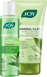 Joy Revivify Green Tea Face Toner 150ml | Revivify Mineral Clay Anti ...