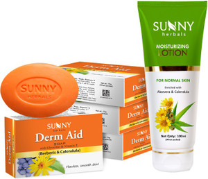 Sunny Herbals Moisturizing Lotion (With Aloevera & Calendula)-100 Ml ...