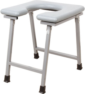 THE SRDVX 7 Powder Coated Commode Stool Indian Toilet Commode Chair for ...