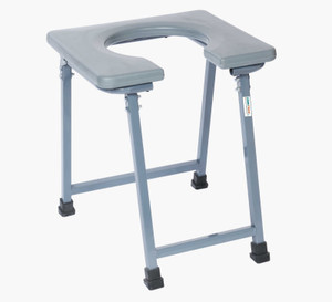 AMBITECH MS Foldable Square Shape Easily Portable Commode Stool | Made ...