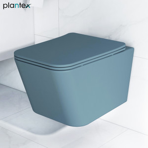 Plantex Ceramic Wall Hung Commode for Toilet/Rimless Western Commode ...