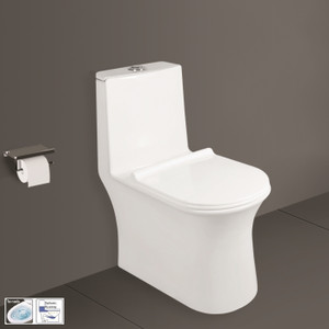 Vardhman Ceramics 5D Siphonic Flushing One Piece Water Closet Bathroom ...