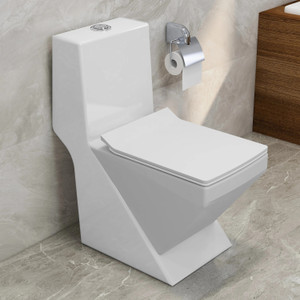 Plantex Ceramic Western Commode/Rimless Washdown Flush/Commode with ...