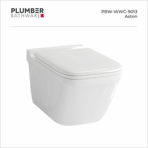 PLUMBER PP Soft Close Seat Cover Wall Hung WC Washdown P-Trap Western ...
