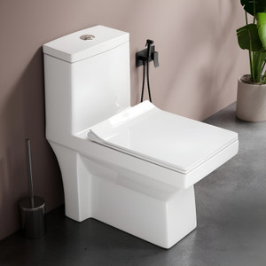 Syon SARA Ceramic One Piece Commode/ Western Toilet (S Trap- 9 inch ...