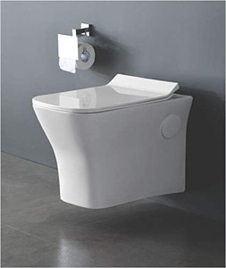 Moro arclia Ceramic Commode Toilet, Wall Hung Western Toilet With Soft ...