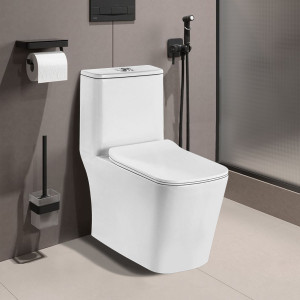 Silex Premium Grade Ceramic's One Piece Western Toilet Commode 105 6D ...