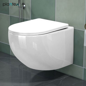 Plantex Ceramic Western Commode/Wall Hung Commode for Toilet/Commode ...