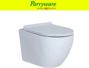 Parryware Wall Hung / Wall Mounted Rimfree / Rimless Designer Western ...