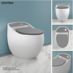 Plantex Ceramic Rimless Western Commode/Water Closet/Commode With Seat ...