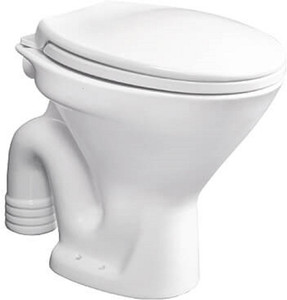 Bherunath Floor Mount Commode Ceramic Floor Mount Western Toilet ...
