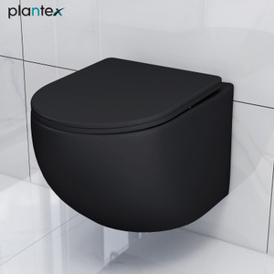 Plantex Commode for Toilet/Ceramic Wall Hung Commode/Rimless Commode ...