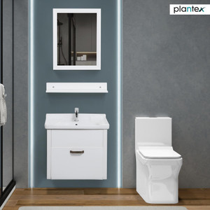 Plantex Bathroom Makeover Combo - Vanity Set/Washbasin and Cabinet with ...