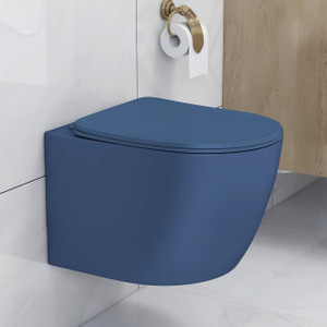 Plantex Ceramic Wall Hung Commode for Toilet/ P Trap Rimless Western ...