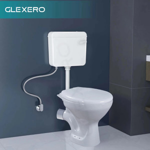 Glexero European Commode Set EWC P Trap Floor Mounted Toilet Seat ...