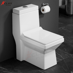 clayplus 3003 Premium Grade Ceramic's One Piece Western Toilet Commode ...