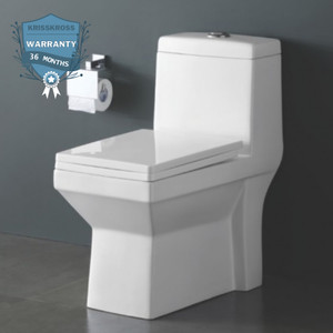 KRISS KROSS PREMIUM Floor Mounted S Trap 225mm/9inches Commode Western ...