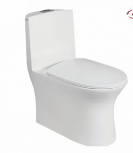 PLUMBER PP Soft Close Seat Cover One Piece WC With Cistern Fittings ...