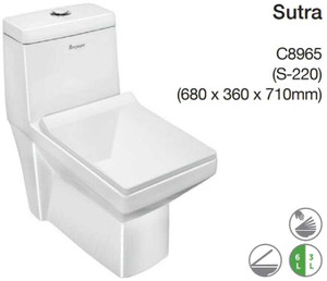 Parryware SUTRA C8965 Western Commode Price in India - Buy Parryware ...