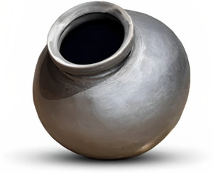 BabaBeautiful 12345 Beautiful Earthen Black Water Pot Matka Ghada 15L ...