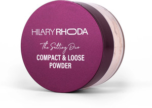 Hilary Rhoda The Setting Duo Compact &Loose Powder| 2-in-1 Compact ...