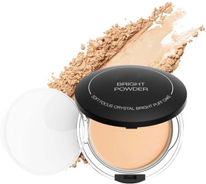 MYEONG Bright Powder Soft Focus Crystal Bright Puff Cake Compact ...