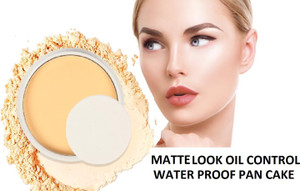 GULGLOW99 Oil & Sweat Control matte finish water proof compact pan cake ...